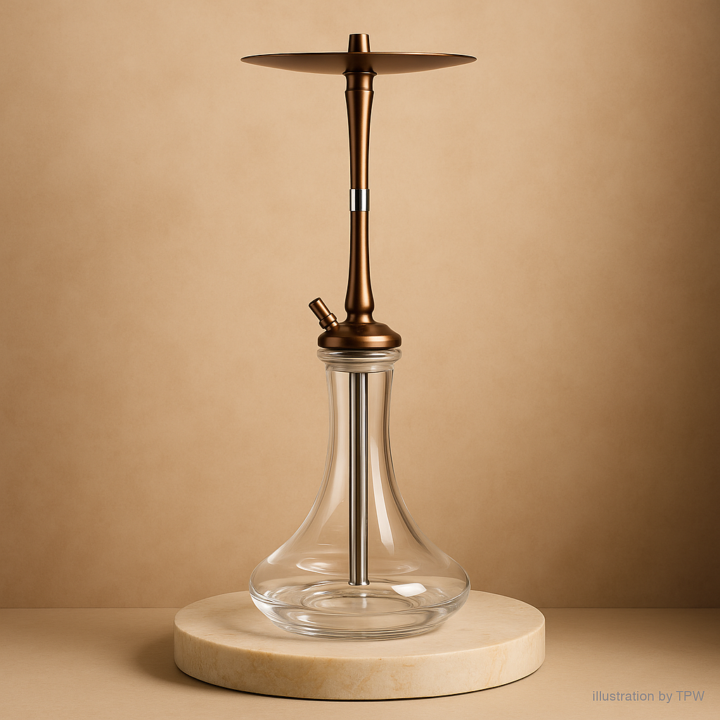 Hoob Go On Bronze Hookah – 49 cm, Adjustable Airflow